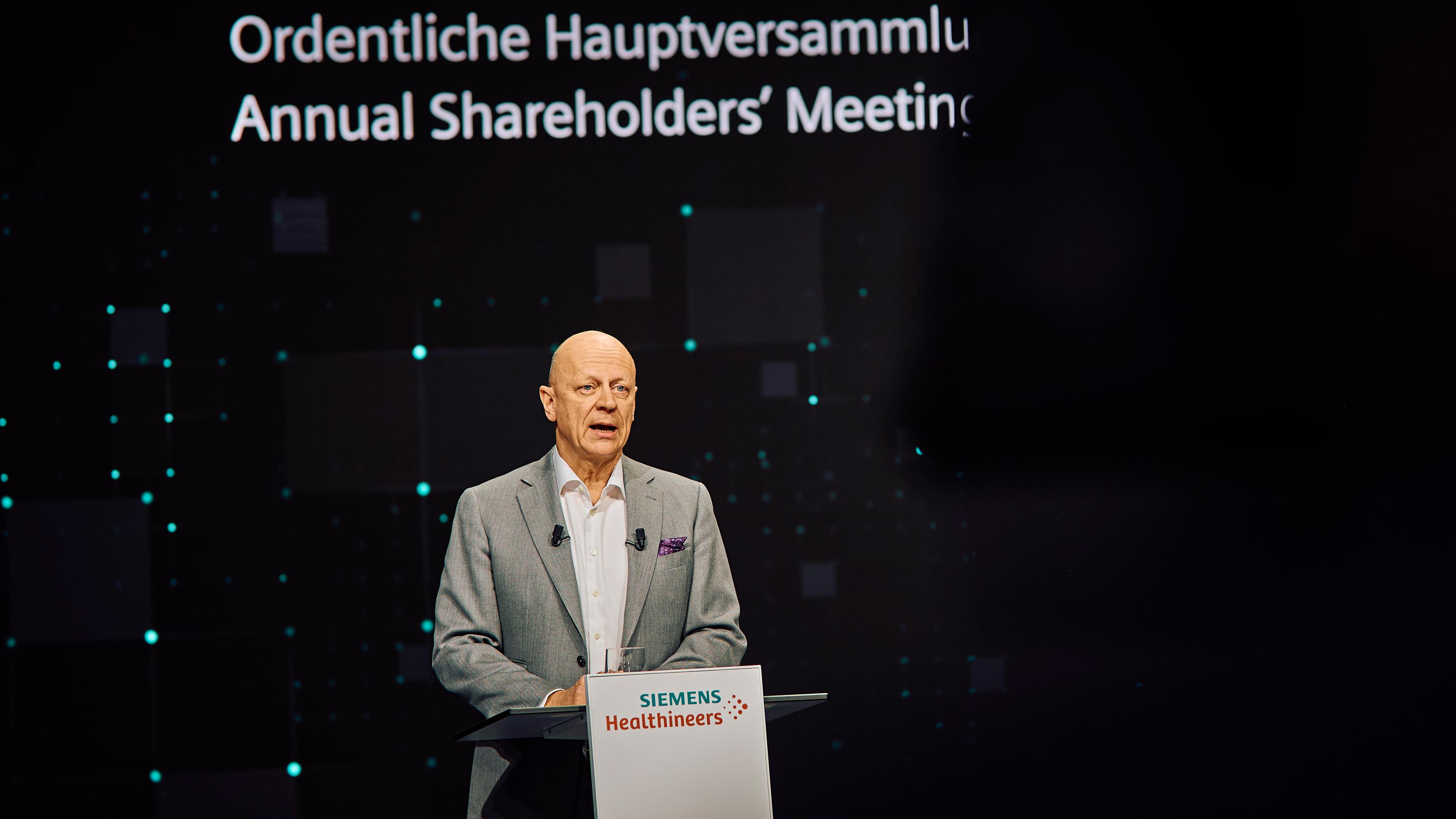 Hauptversammlung 2025 der Siemens Healthineers AG Hauptversammlung 2025 der Siemens Healthineers AG